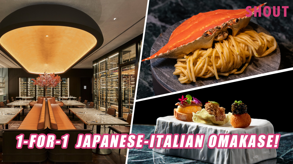 1-FOR-1 LUXE JAPANESE-ITALIAN OMAKASE AT MANDARIN GALLERY WITH JAPANESE CRAB, MIYAZAKI PORK ...