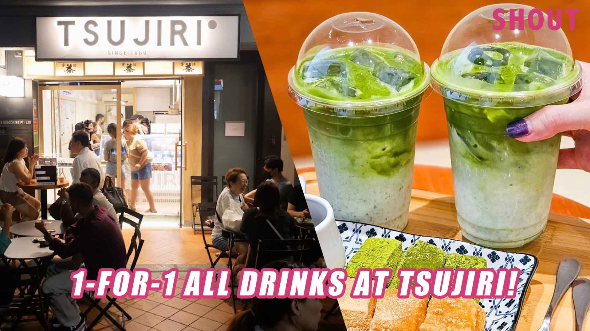 1-FOR-1 DRINKS AT TSUJIRI TANJONG PAGAR ON WEEKDAYS FROM JUST $3.15 PER DRINK! - Shout