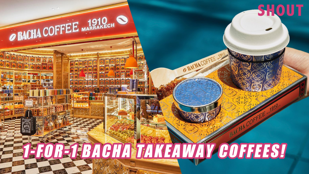 1-FOR-1 BACHA TAKEAWAY COFFEE AT TAKASHIMAYA TILL 19TH MAY 2024! - Shout