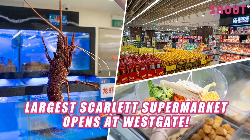 NEW SCARLETT SUPERMARKET OUTLET AT WESTGATE HAS FIRST-EVER LIVE SEAFOOD FROM $2.80, HAIRY CRABS ...