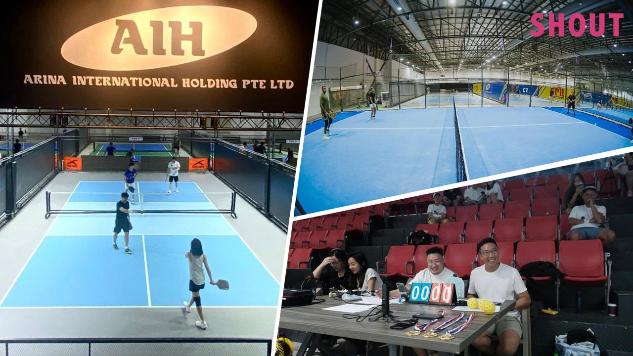 SINGAPORE’S LARGEST AIRCONDITIONED INDOOR PICKLEBALL & PADEL CLUB HAS STADIUM-STYLE SPECTATOR ...