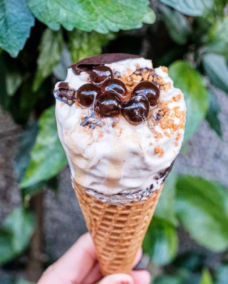 Taiwan’s Famous Brown Sugar Boba Ice Cream Cone Will Soon be Available ...
