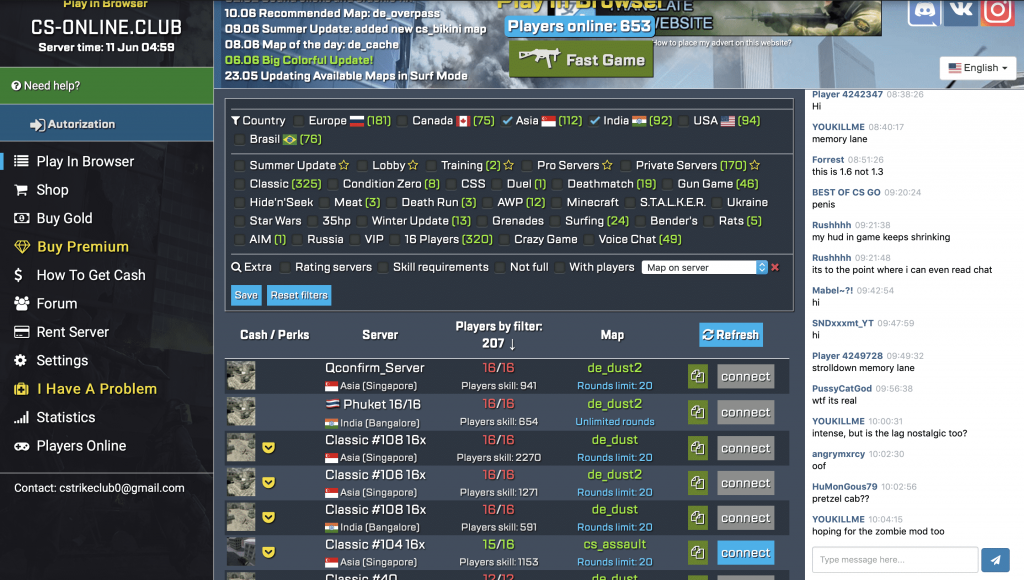 Play Classic Counter-Strike 1.6 On Your Web Browser For Free! - Shout