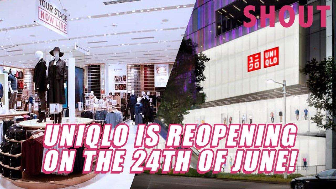 Uniqlo Singapore To Reopen Most Outlets On June 24! - Shout