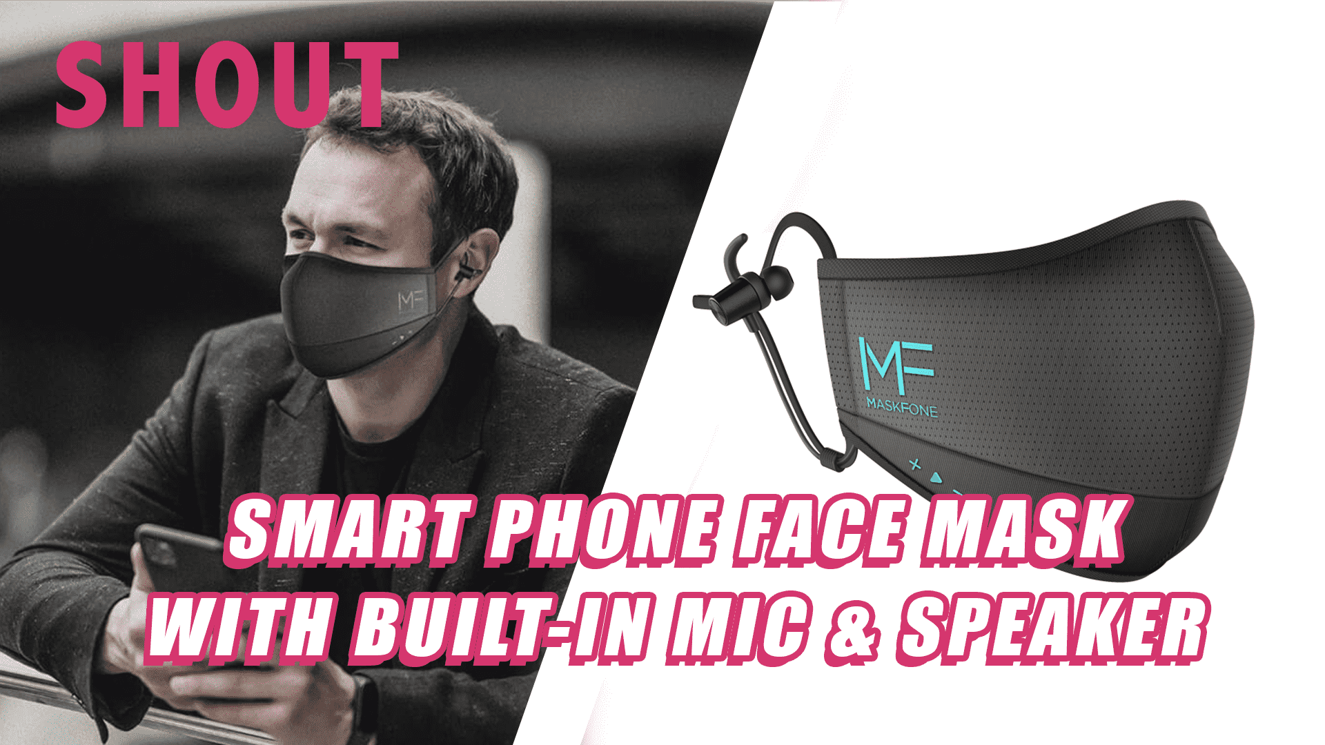 This Smartphone Integrated Face Mask Has Built-In Mic & Earphones! – Shout
