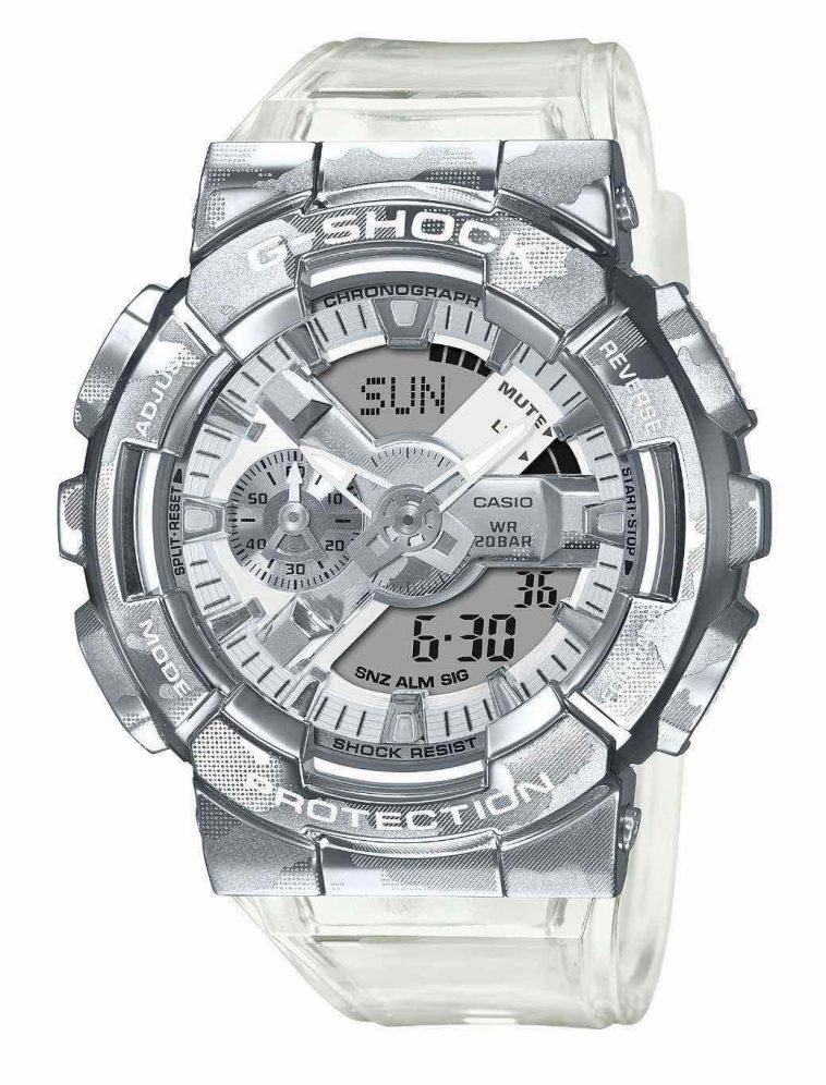 Casio G-Shock Launches Translucent Design with Full-Metal Camouflage ...