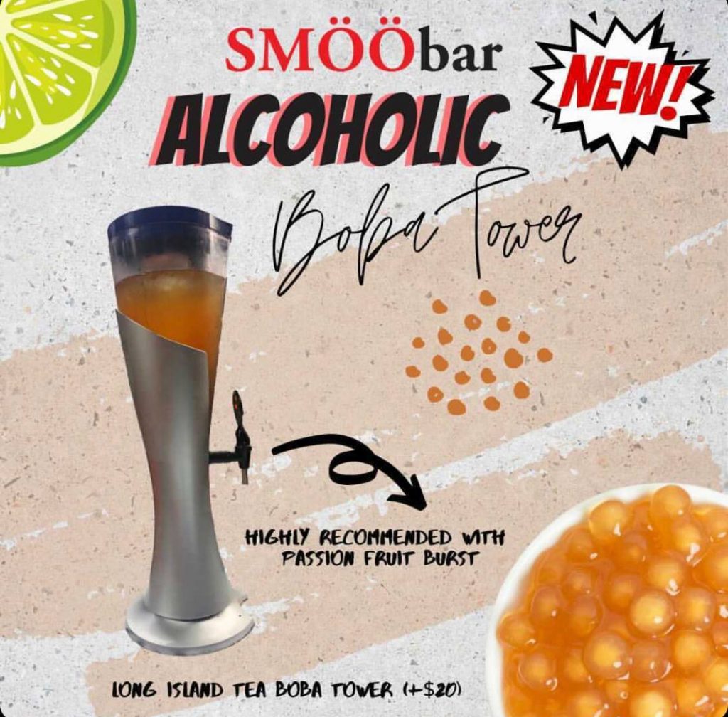 ALCOHOLIC BOBA TOWER?! - Shout
