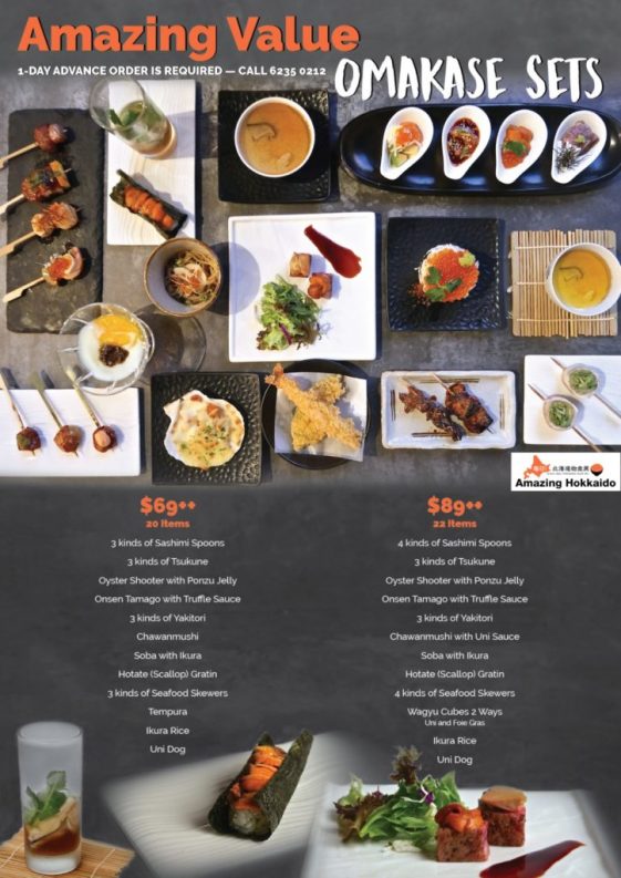 $69 FOR 20 ITEMS OMAKASE @ AMAZING HOKKAIDO - Shout