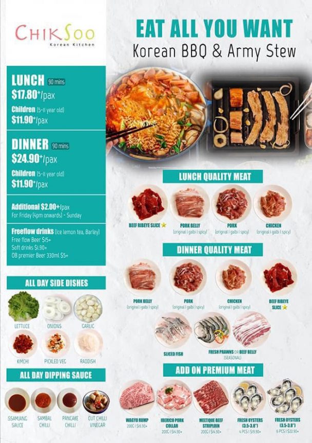 $17.80 Korean BBQ & Army Stew Buffet Deals @ ChikSoo Korean Kitchen ...