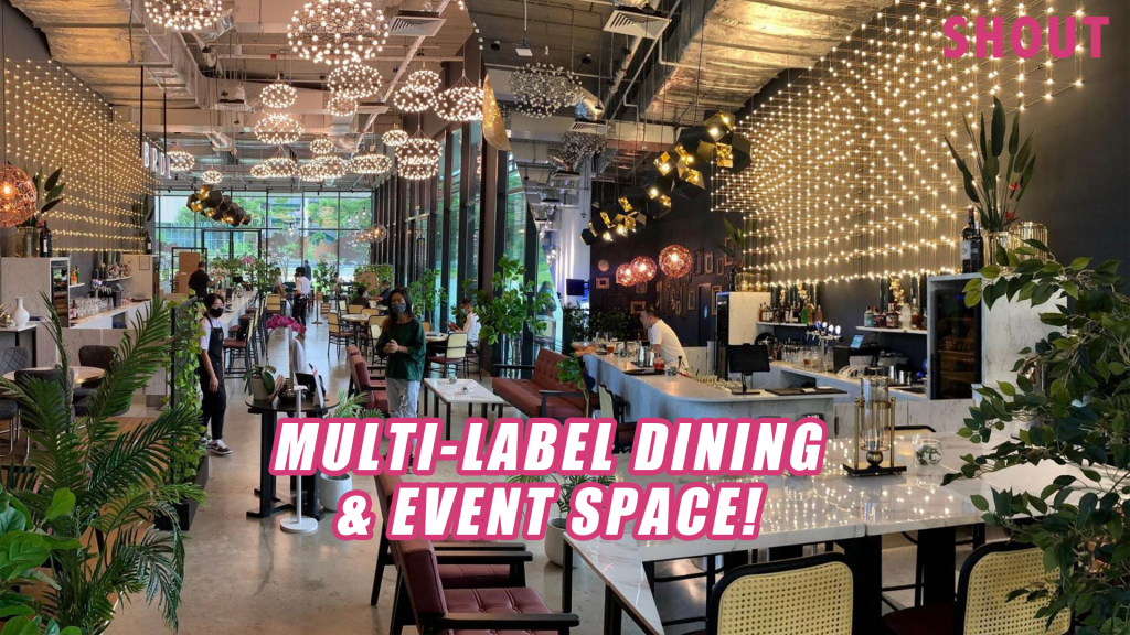 SPACIOUS 3-IN-1 MULTI-DINING CONCEPT - Shout