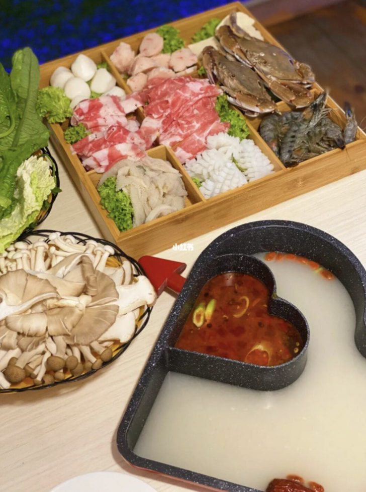 AL FRESCO HOT POT IN AN OUTDOOR TENT WITH HEART-SHAPED SEATS AND FAIRY ...