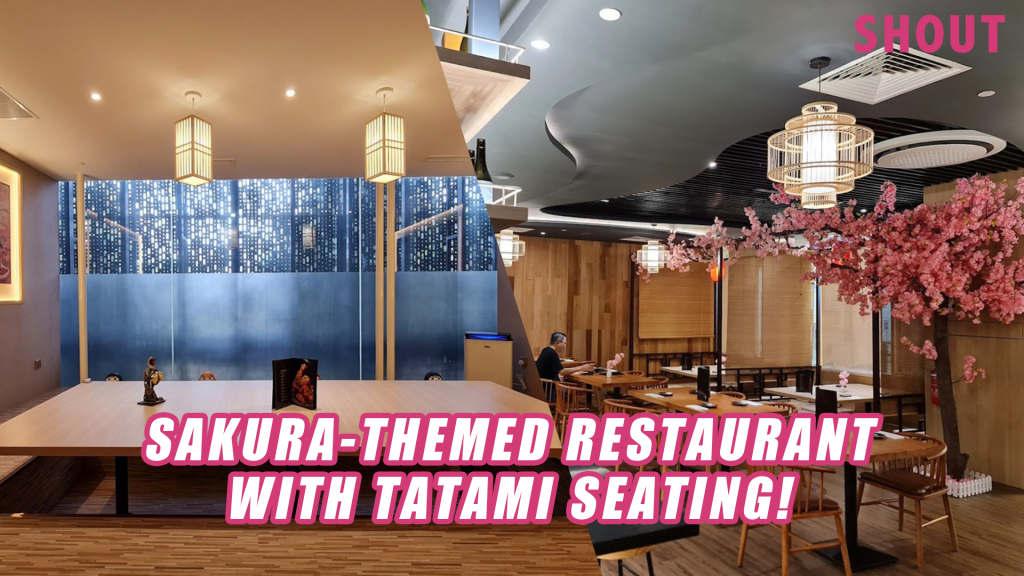 SAKURA-THEMED JAPANESE RESTAURANT WITH TRADITIONAL TATAMI SEATING - Shout