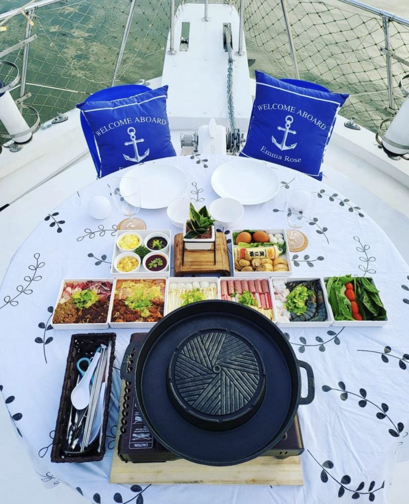 HALAL MOOKATA & HIGH TEA ON A YACHT WITH SPECTACULAR SEA & SUNSET VIEWS ...