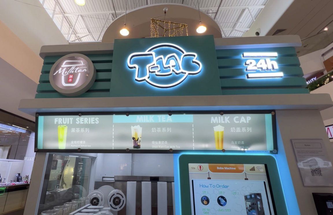 FULLY AUTOMATED VENDING MACHINE THAT MAKES BUBBLE TEA IN SINGAPORE - Shout
