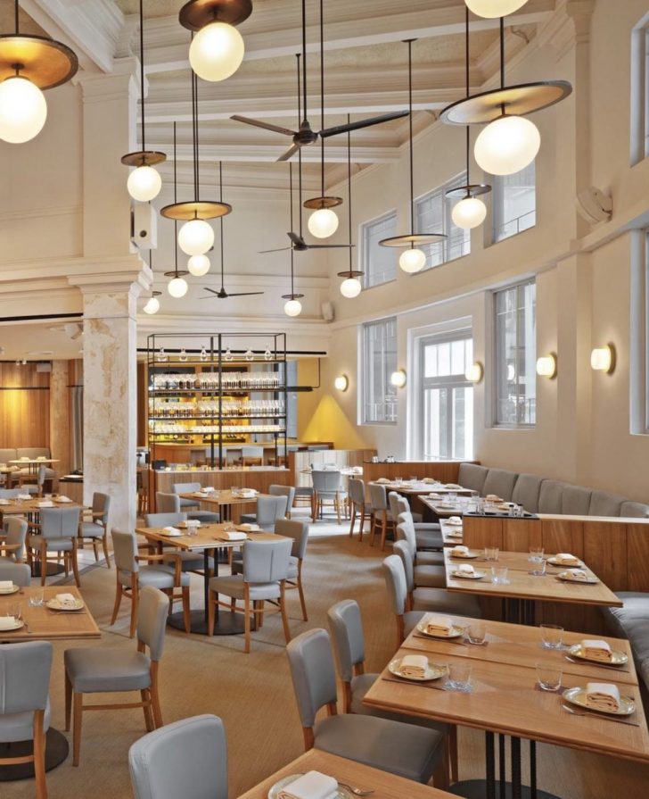 MODERN CALI-INSPIRED RESTAURANT HAS AN OPEN WOODFIRE GRILL CENTERPIECE ...