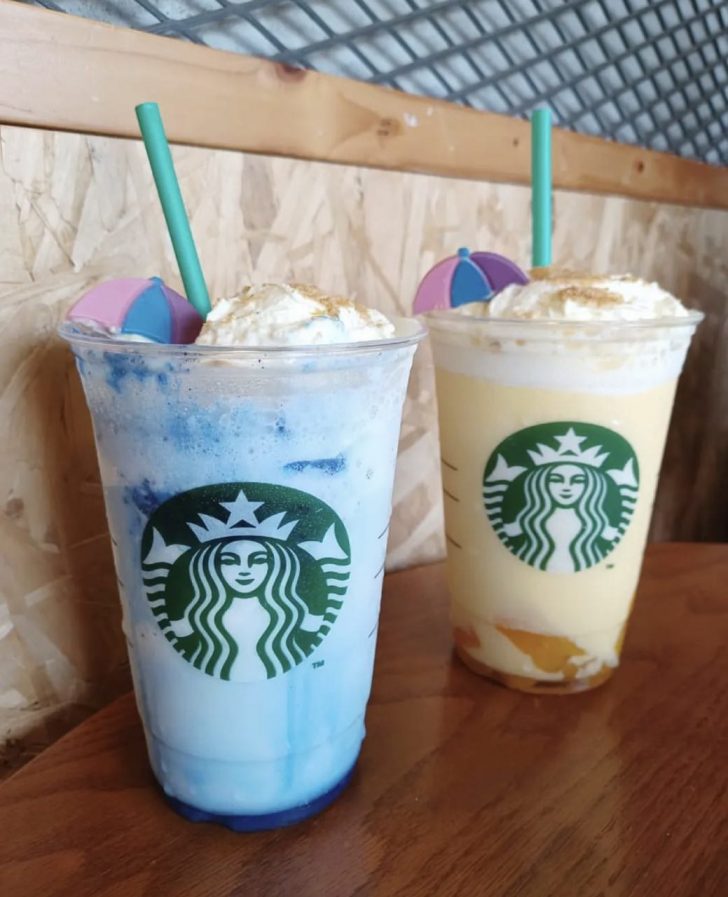 NEW STARBUCKS BEACH-INSPIRED SUMMER DRINKS WITH FREE REUSABLE STRAW ...