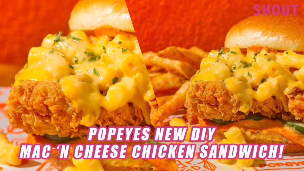 NEW FAN-INSPIRED DIY MAC ‘N CHEESE SANDWICH BY POPEYES AVAILABLE FOR A ...