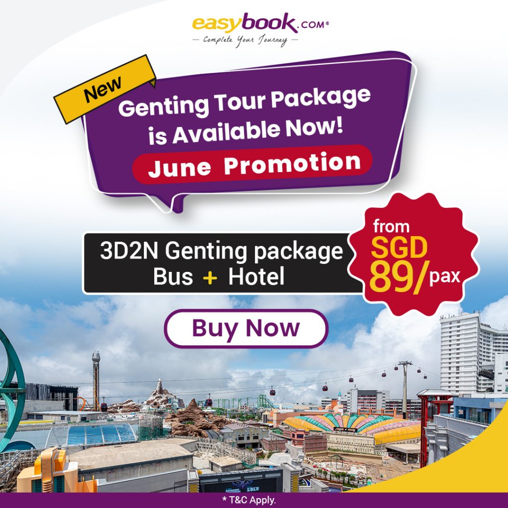 3D2N GENTING TRIP WITH HOTEL STAY & ROUND TRIP COACH TICKETS AT JUST ...