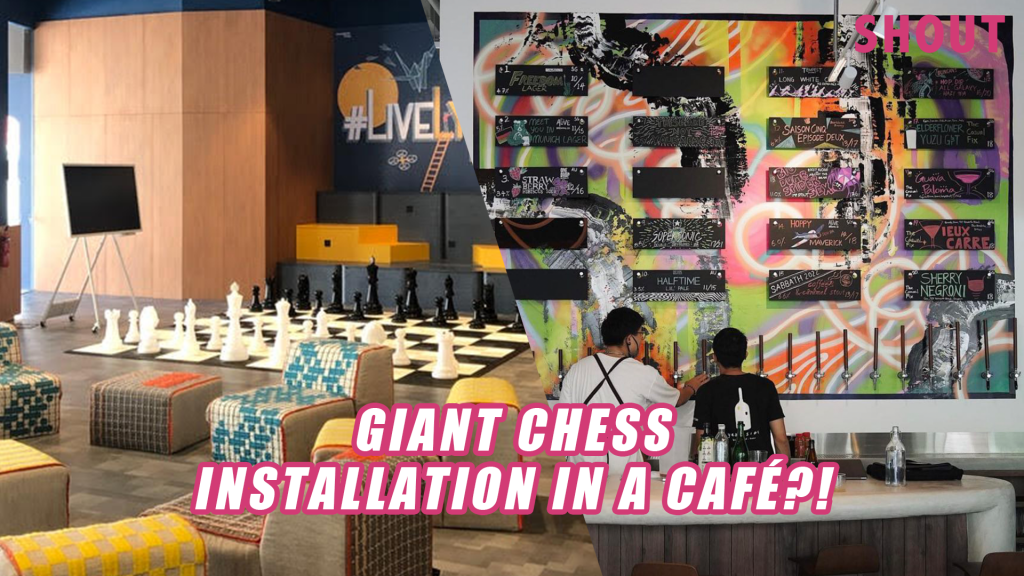 THIS IG-WORTHY CAFÉ IN A CO-WORKING SPACE HAS A PLAYABLE GIANT CHESS ...