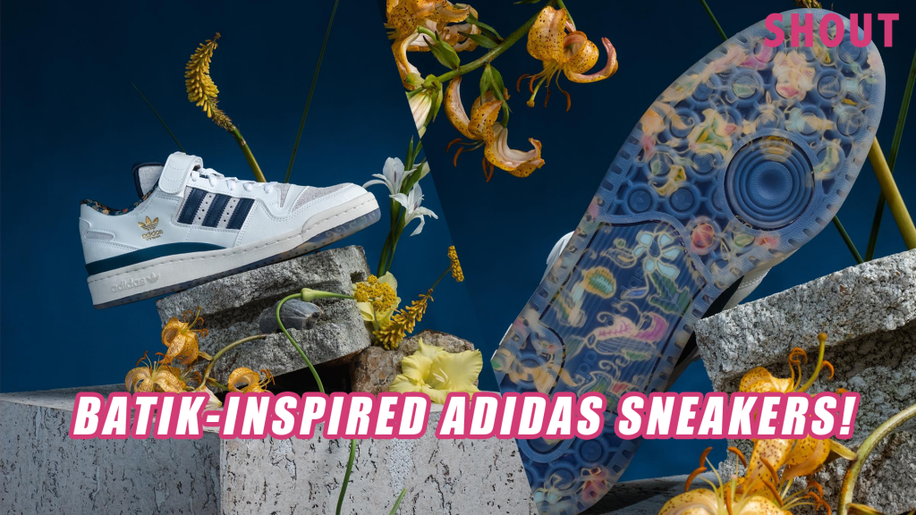 THESE LIMITED EDITION ADIDAS SNEAKERS HAS EXCLUSIVE BATIK FLOWER ...