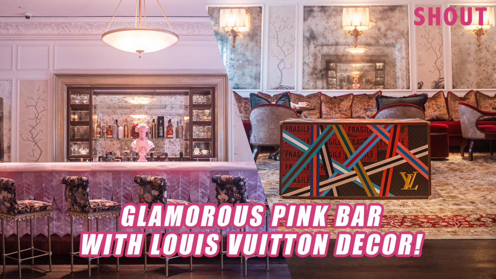 [SHOUT REVIEWS] LAVISH PINK VICTORIAN-INSPIRED BAR LOOKS LIKE AN ART ...