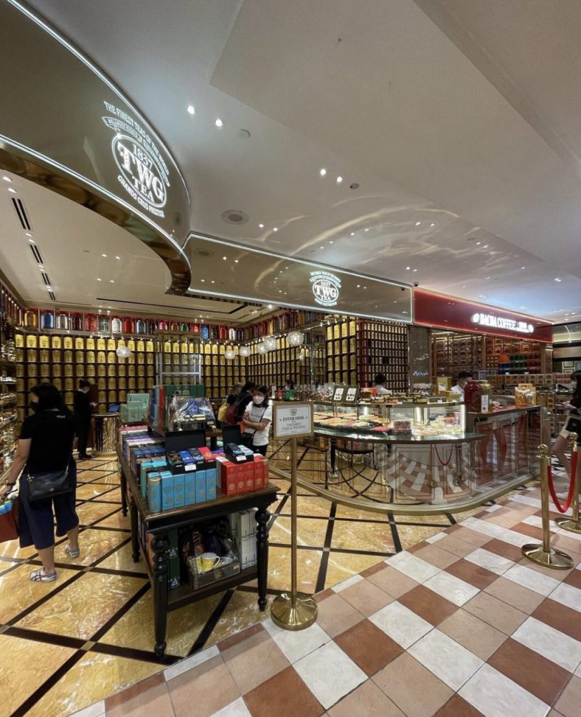 TWG TEA’S LUXE GOLD TAKEAWAY CUPS WITH FREE GLASS STRAW & SUGAR STICK ...