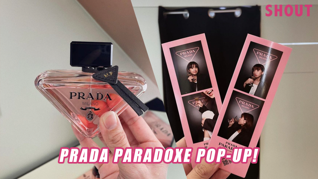 PRADA PARADOXE PERFUME POP-UP WITH FREE CUSTOM LEATHER TAG & PHOTOBOOTH ...