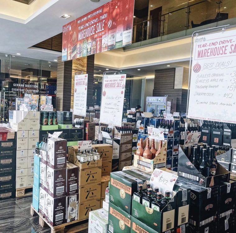 THIS MEGA CHRISTMAS DRIVE-THRU ALCOHOL WAREHOUSE SALE HAS WINES FROM $6 ...