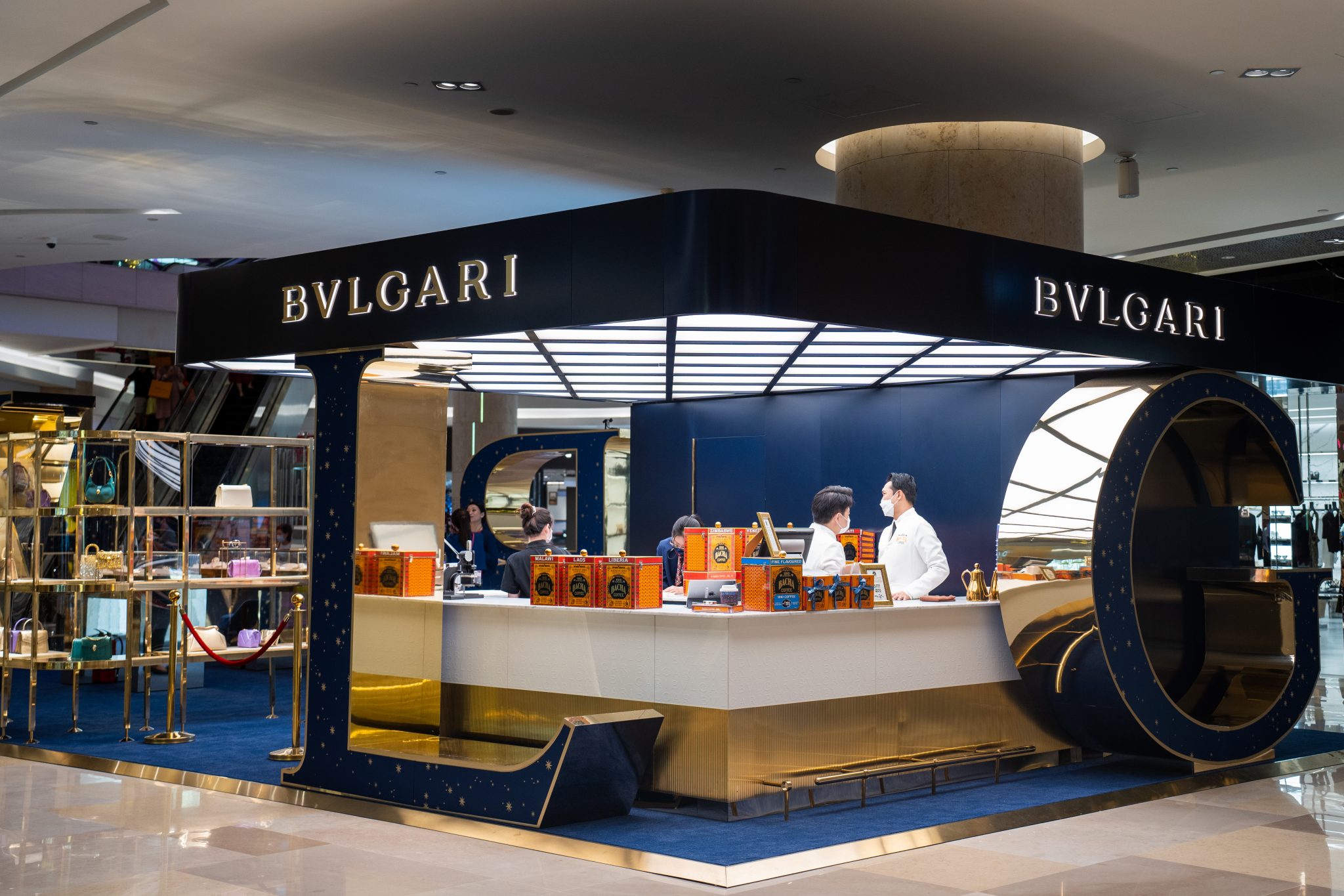 BVLGARI X BACHA COFFEE CAFÉ POP-UP AT ION ORCHARD WITH FREE GIFT ...