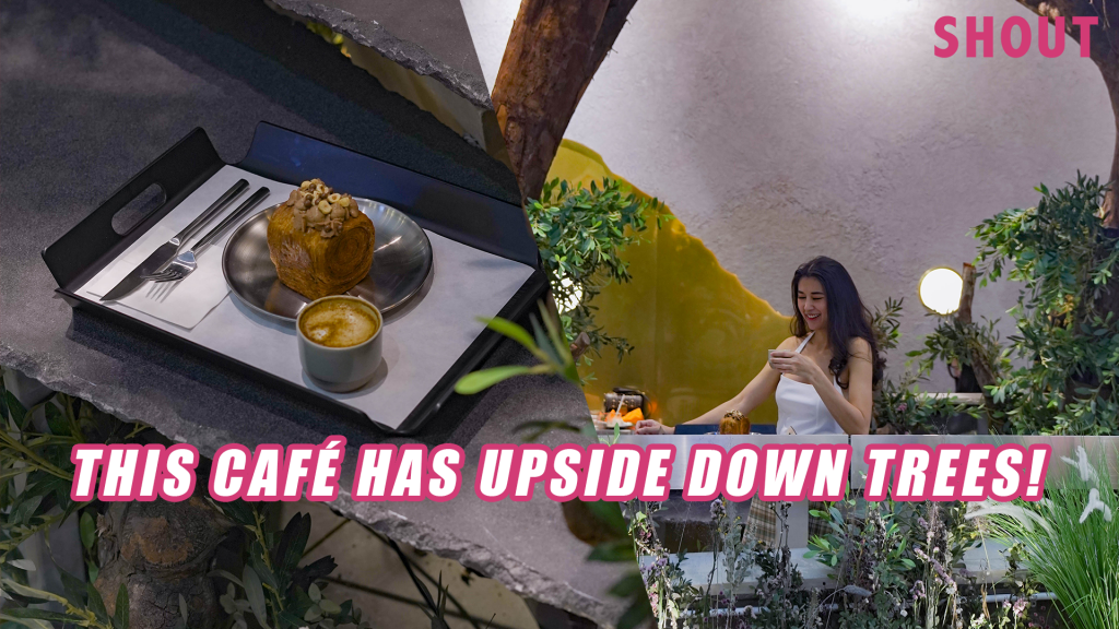 EQUATE COFFEE’S NEW INDUSTRIAL OUTLET HAS LUSH GREENERY & ACTUAL UPSIDE DOWN TREES! - Shout