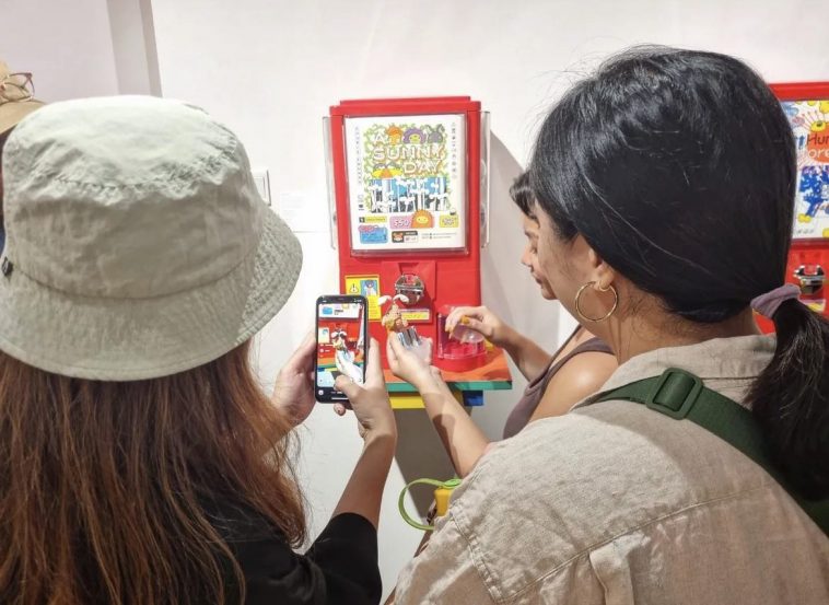 THIS GACHAPON EXHIBITION HAS MACHINES YOU CAN ACTUALLY PLAY, DISPENSES ...