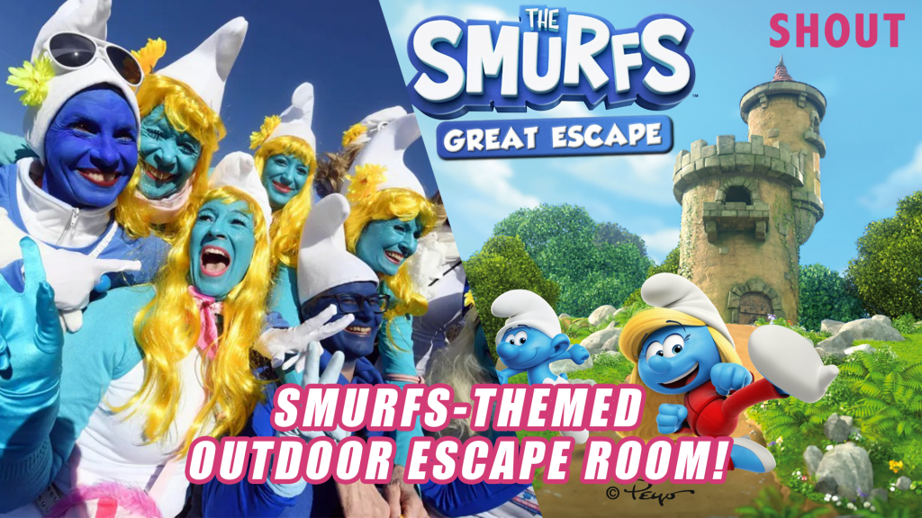 SMURFS-THEMED OUTDOOR ESCAPE ROOM IS COMING TO A SECRET LOCATION IN ...