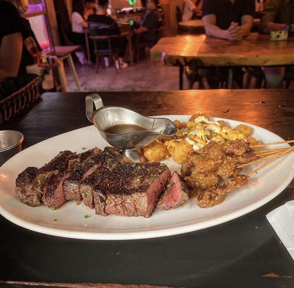 STEAK BUFFET WITH FREE FLOW RIBEYE, STRIPLOIN, PORK BELLY, SATAY, FRIES ...