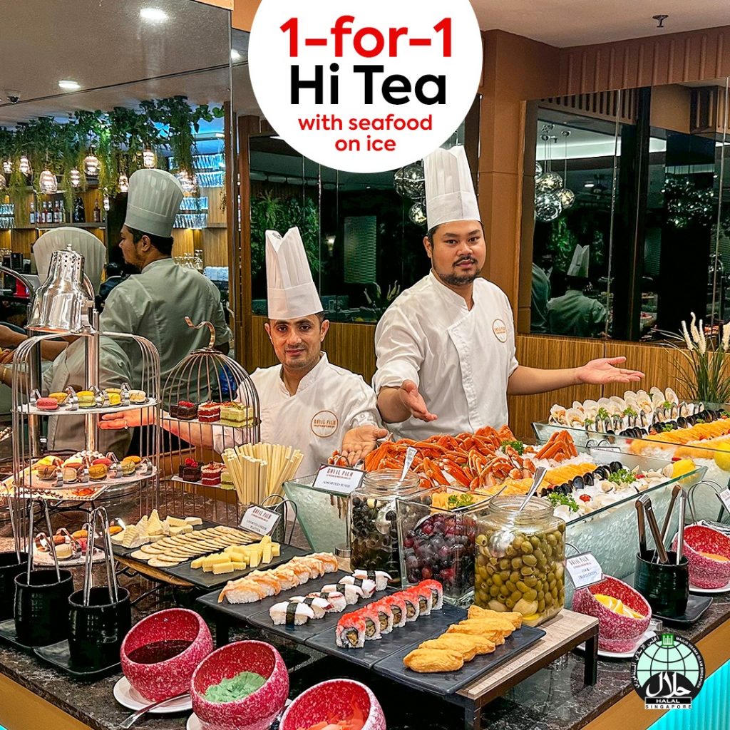 1-FOR-1 HALAL SEAFOOD HIGH TEA BUFFET WITH CRAB, OYSTERS, SCALLOPS ...