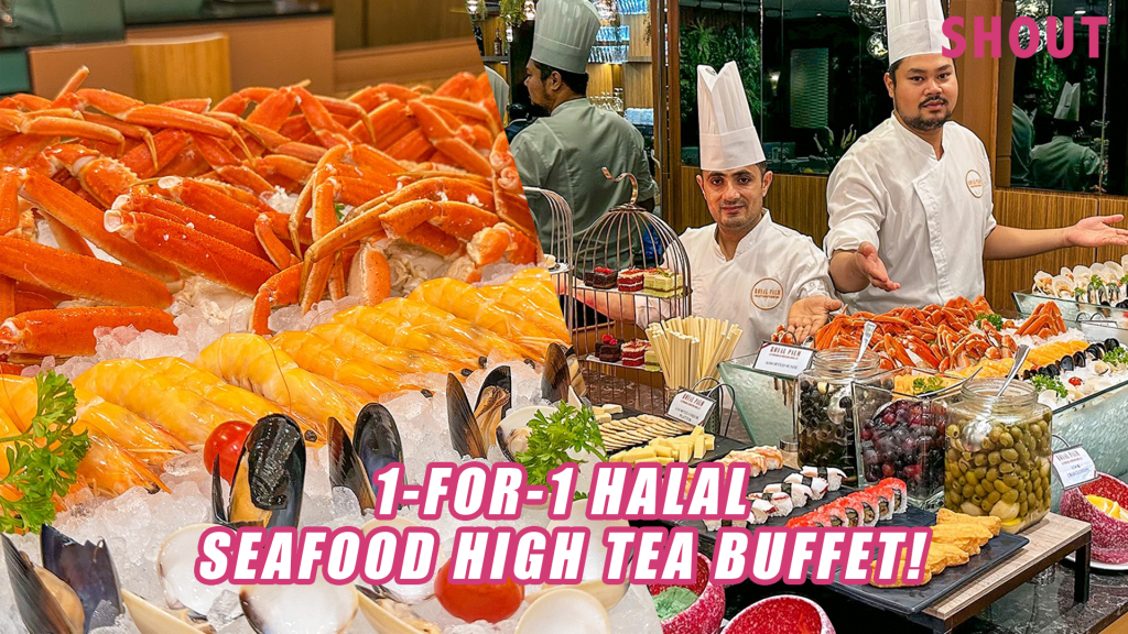 1-FOR-1 HALAL SEAFOOD HIGH TEA BUFFET WITH CRAB, OYSTERS, SCALLOPS ...