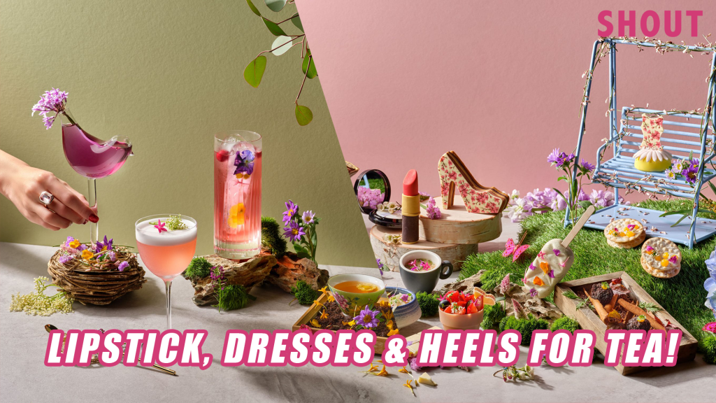 LUXE BOTANICAL HIGH TEA WITH FLORAL FASHION-INSPIRED ITEMS, EDIBLE ...