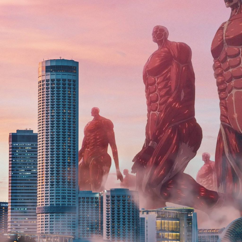 COLOSSAL TITANS HAVE LANDED IN SINGAPORE & ARE INVADING OUR HDBS & MRTS ...