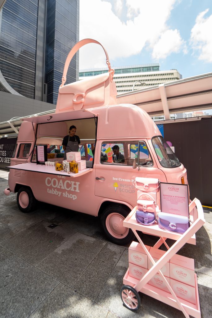 FREE ICE CREAM SCOOPS & STICKERS AT COACH’S PINK ICE CREAM TRUCK POP-UP ...