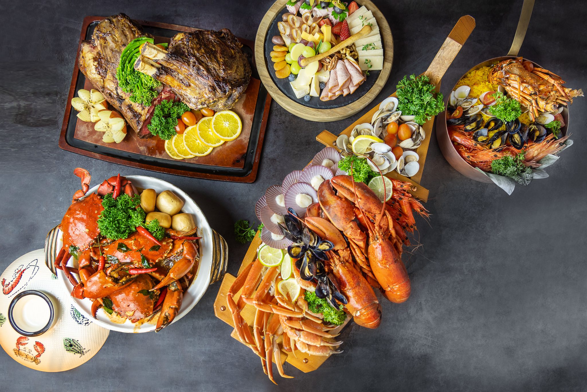 SEAFOOD BUFFET WITH FREE FLOW BEER & WINE, SNOW CRABS, BOSTON LOBSTERS ...