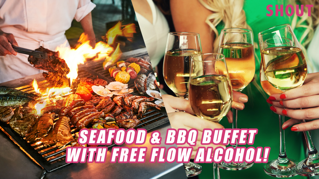 SEAFOOD BUFFET WITH FREE FLOW BEER & WINE, SNOW CRABS, BOSTON LOBSTERS ...