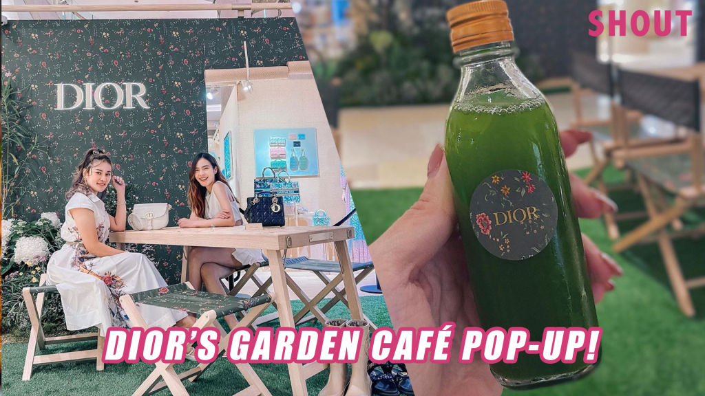 DIOR’S FLORAL GARDEN CAFÉ POP-UP AT ION ORCHARD HAS COMPLIMENTARY JUICE ...