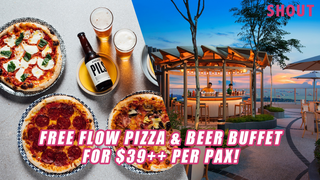 FREE FLOW ARTISANAL PIZZAS & CRAFT BEER AT ANDAZ SINGAPORE FOR $39 ...