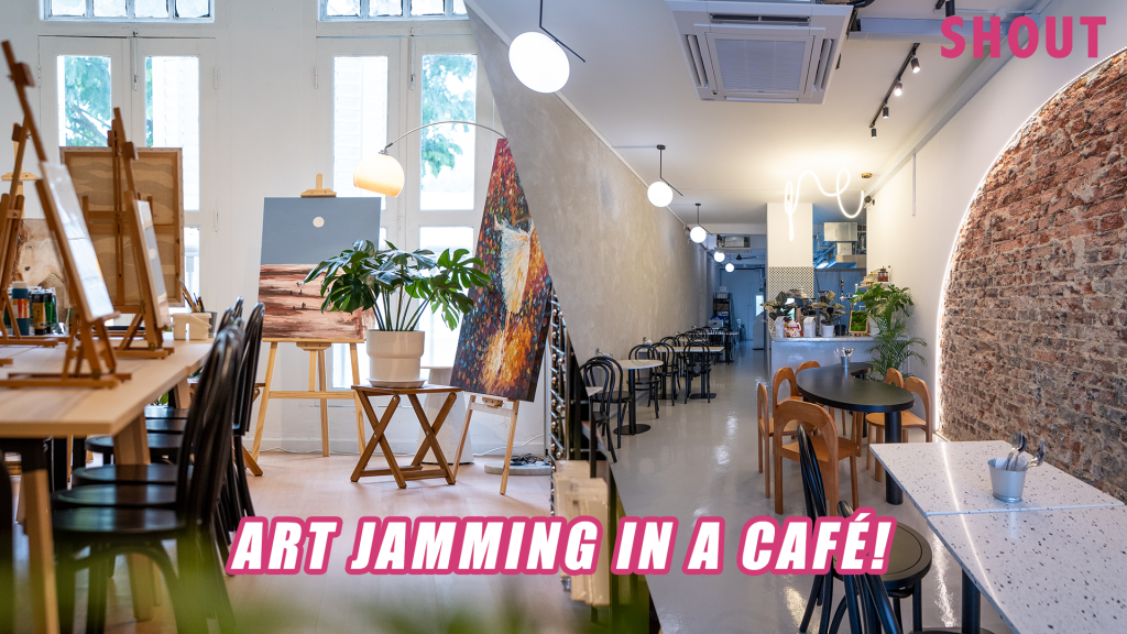 THIS AESTHETIC 2-STOREY SPACE IS AN ART JAMMING STUDIO & CAFÉ ALL IN ONE! - Shout