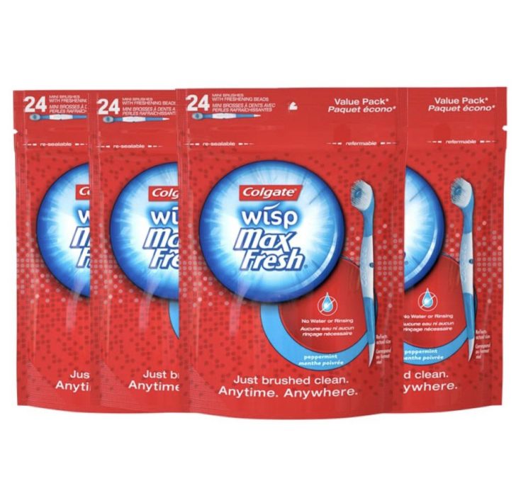 HIGHLY RAVED MINI DISPOSABLE WATERLESS TOOTHBRUSHES WITH BUILT-IN ...