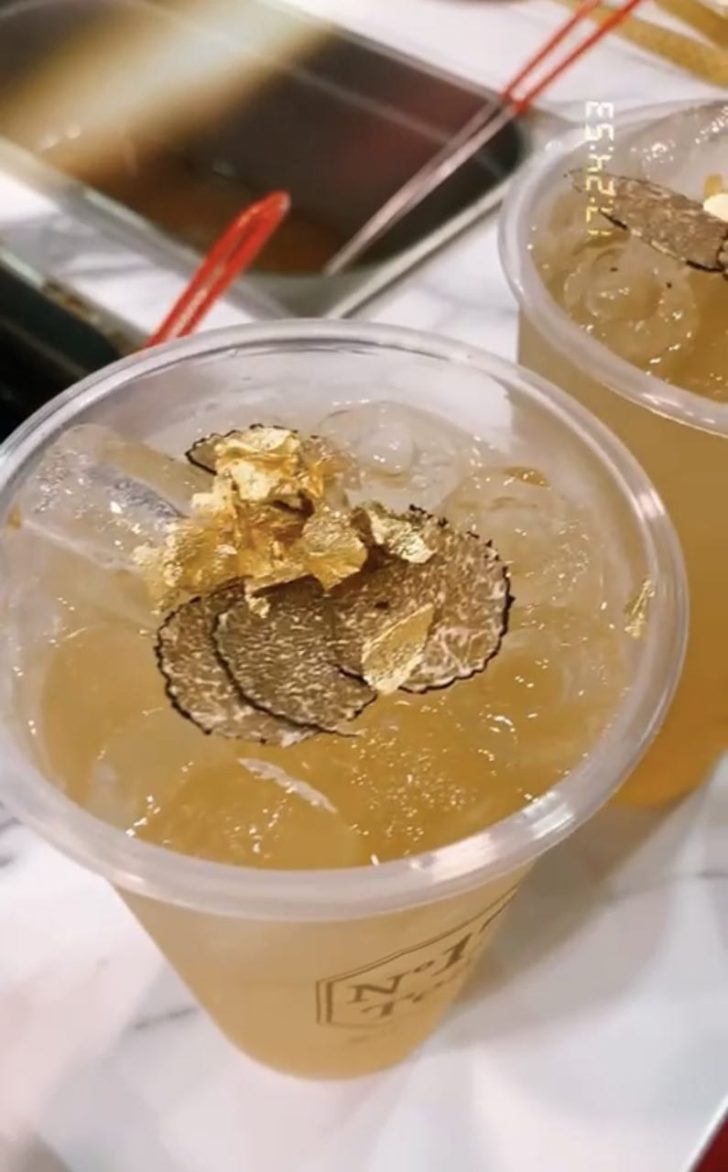 NO.17 TEA HAS LUXE TRUFFLE BUBBLE TEA WITH REAL SHAVED TRUFFLES & A ...