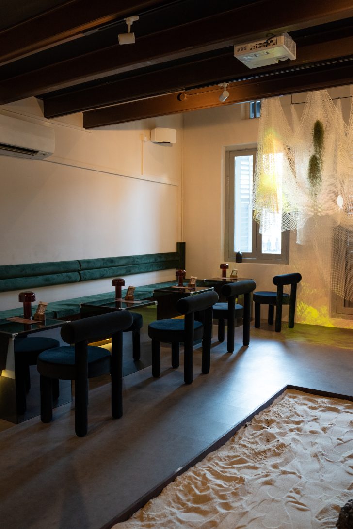 WADE THROUGH ACTUAL SAND AT THIS SEASIDE-THEMED LOFT CAFÉ WITH SEA ...