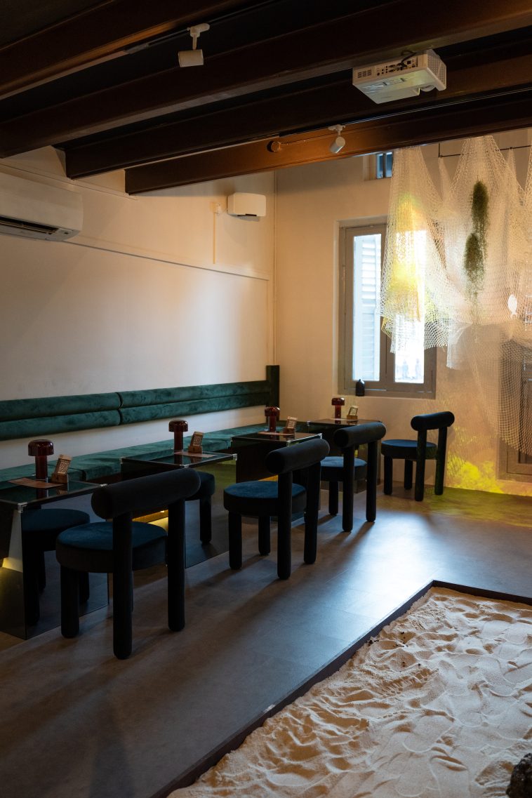 WADE THROUGH ACTUAL SAND AT THIS SEASIDE-THEMED LOFT CAFÉ WITH SEA ...