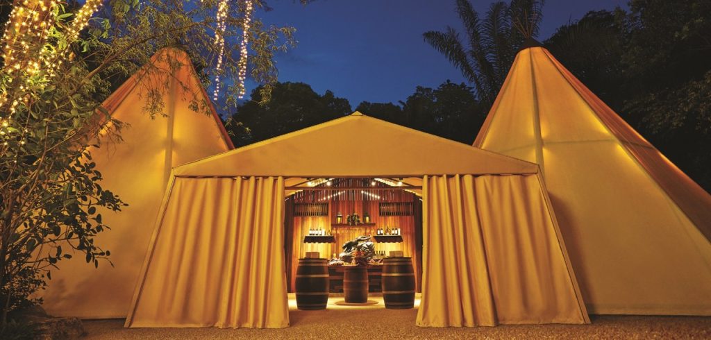 LUXE 4-COURSE DINNER IN A TIPI TENT UNDER THE STARS WITH FREE FLOW WINE ...