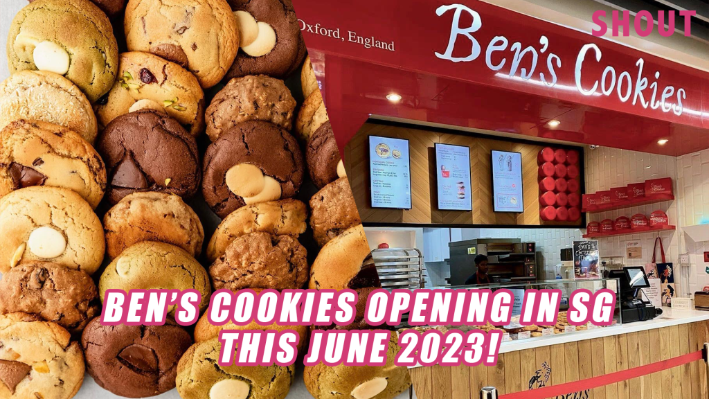 POPULAR BEN’S COOKIES CHAIN FROM THE UK TO RETURN TO SINGAPORE AT WISMA ...
