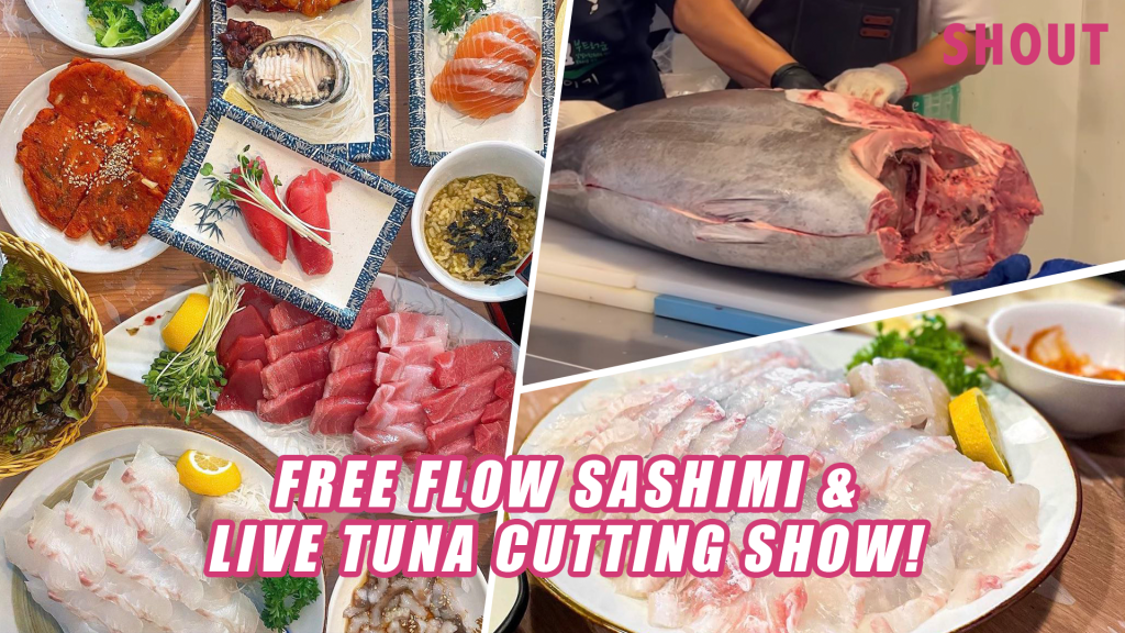 FREE LIVE TUNA CUTTING SHOW AT THIS KOREAN SEAFOOD RESTAURANT WITH UNLIMITED TUNA, SALMON ...